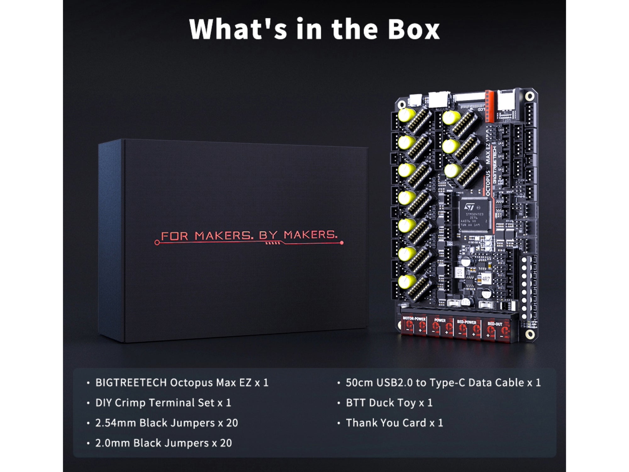 BIGTREETECH Octopus MAX EZ V1.0 from BIGTREETECH at Levendigs!